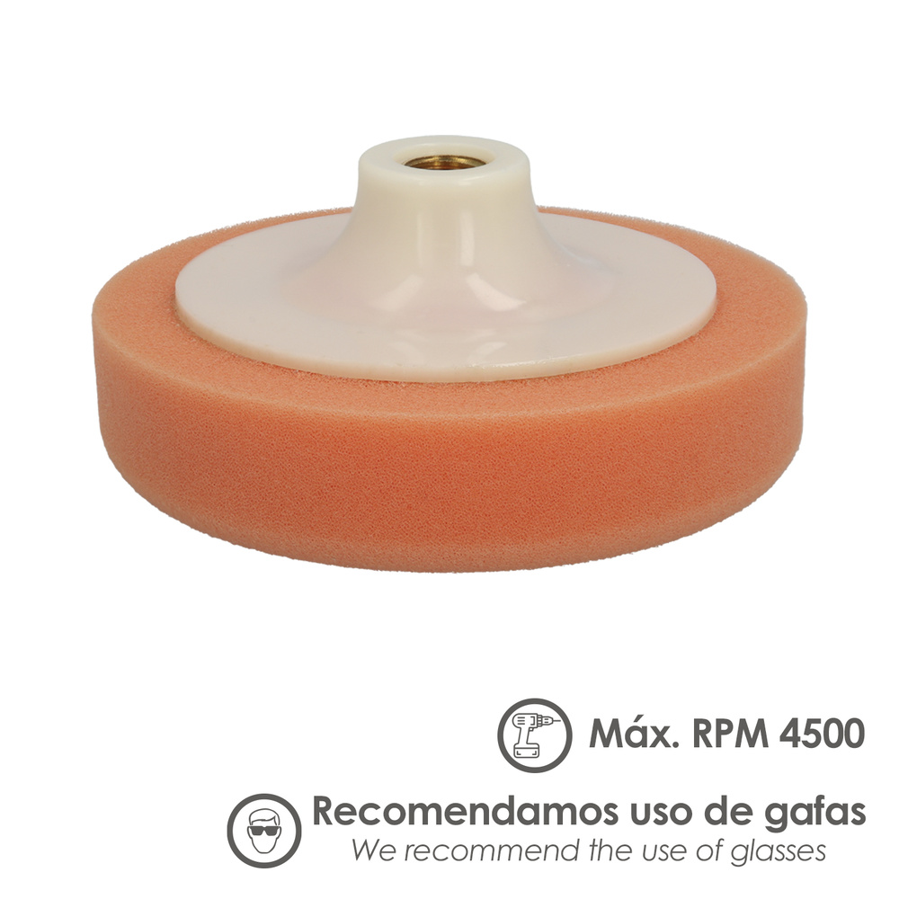 Disco Pulidor Esponja M-14 125mm. – Materiales Moris